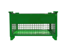 Rigid Wire Baskets with Half Drop Gate - Warehouse Rack and Shelf