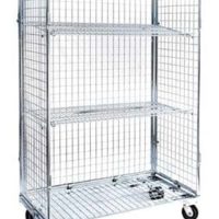 Nashville Wire Rolling Carts with Shelves | Heavy-Duty Wire Carts