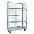 Wire Utility Carts with Wheels | Rolling Wire Rack Carts