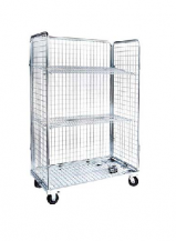 Nashville Wire Rolling Carts with Shelves | Heavy-Duty Wire Carts