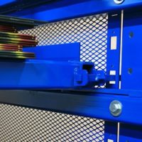 Roll Out Sheet Metal Rack | Roll Out Steel Storage Racks