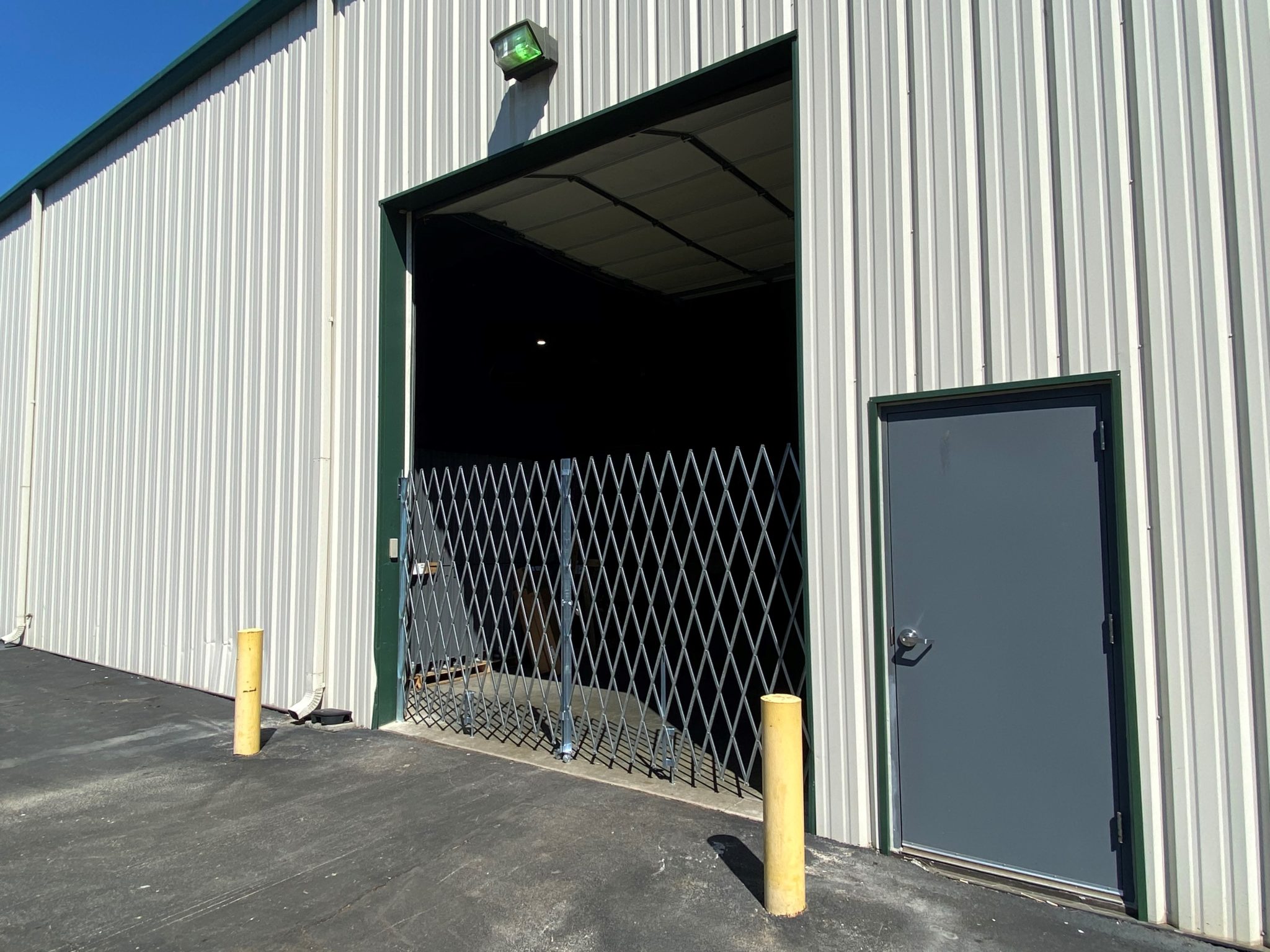 Double Folding Aluminum Garage Door Security Gates