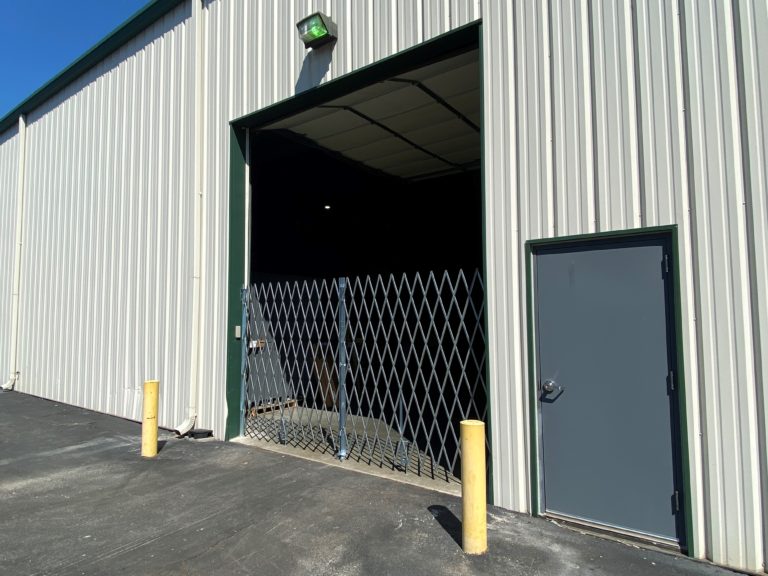 Double Folding Aluminum Garage Door Security Gates