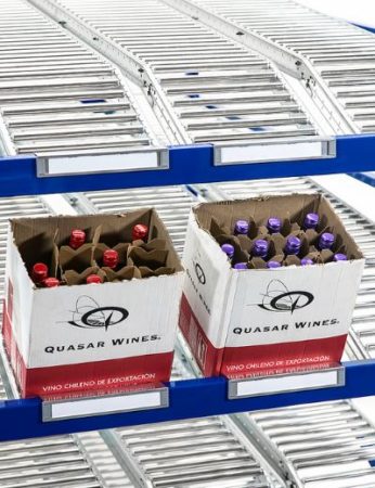 Carton Flow Cell System with Span Track Lanes