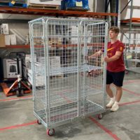 Mobile Wire Security Carts | Security Carts on Wheels