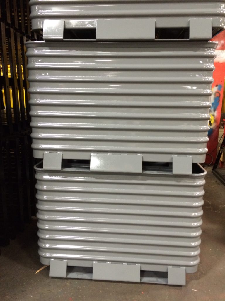 Round Corner Corrugated Steel Container A-790