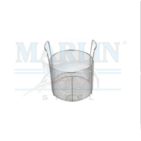 Round Wire Mesh Stainless Steel Basket for Material Handling