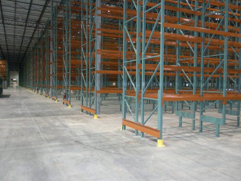 Cant Leg Upright Storage Racks with Offset Front Column