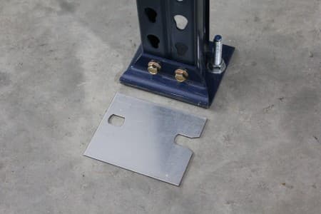 Pallet Rack Shim Plates | Metal Shims for Leveling