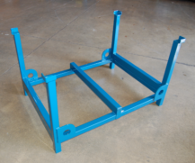 Stackable Steel Container with Open Sides | Stackable Cradle Rack ...
