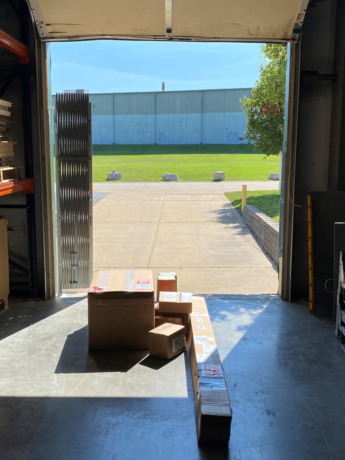 Single Folding Dock Gate | Warehouse Door Gate