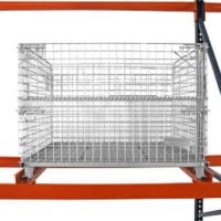 Heavy Duty Skid Channel Supports for Wire Baskets