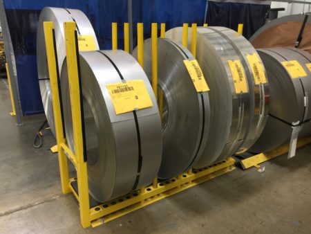 Slit Coil Storage Rack | Floor Coil Racking Systems