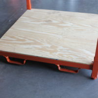 Warehouse Stacking Racks with Forklift Guides