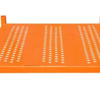 Stacking Pallet Racks with Perforated Steel Decking