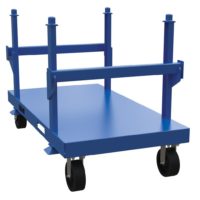 Material Cart | Stackable Two Shelf Material Cart