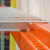 Wire Decking with Step Channel Supports - Warehouse Rack and Shelf