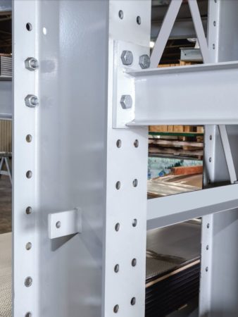 Heaviest Duty I-Beam Cantilever Racks | Bulk Material Storage