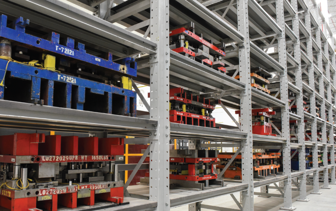 Die Storage Racks with Heavy Duty I Beam Construction