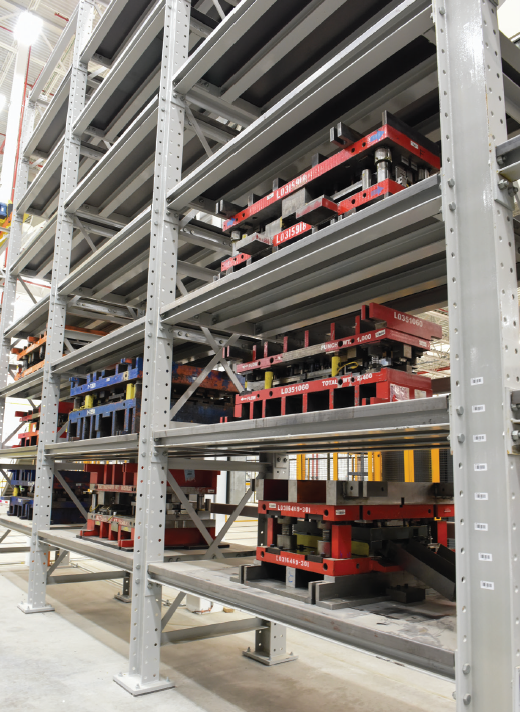 Die Storage Racks with Heavy Duty I Beam Construction