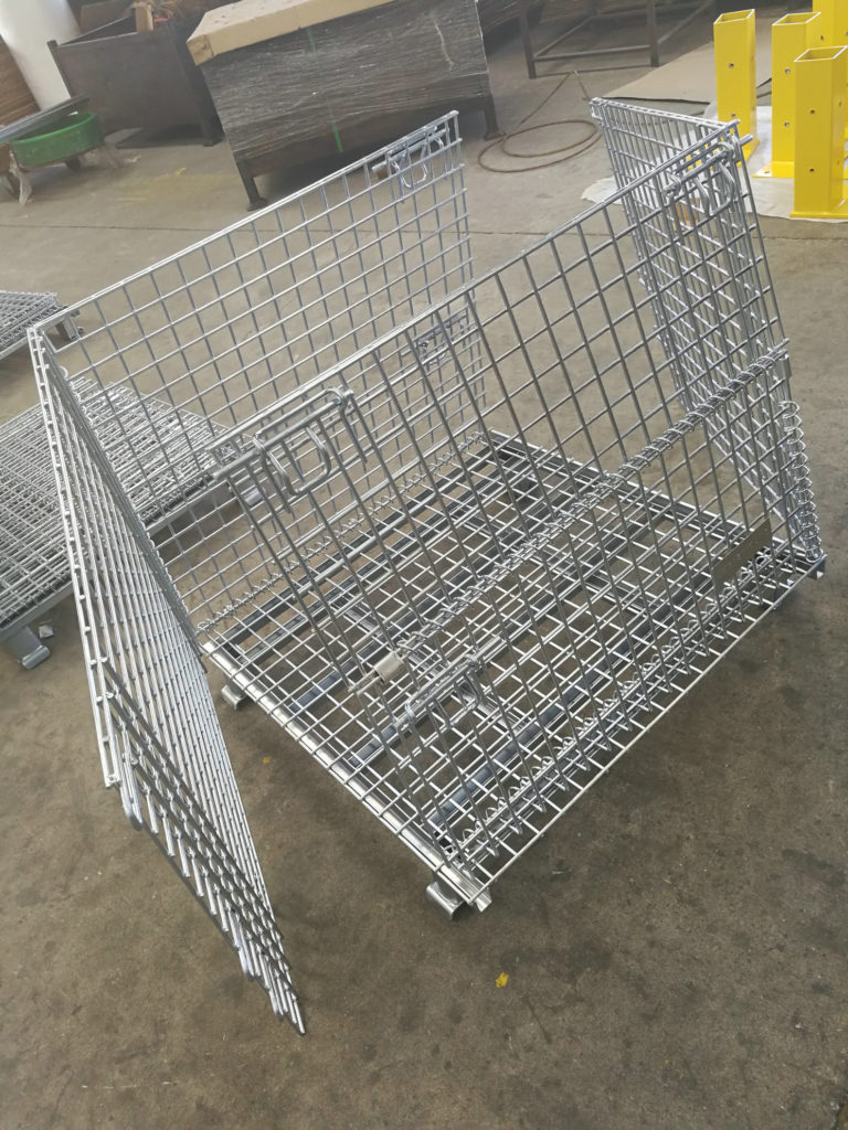 Container Gate | Warehouse Containers | Wire Storage Bins