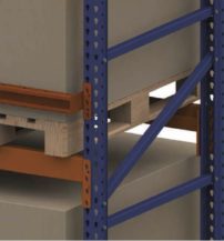 Pallet Load Stop Beams | Pallet Rack Backstop Beams