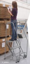 Cotterman Tilt and Roll Ladder | Industrial Step Ladder