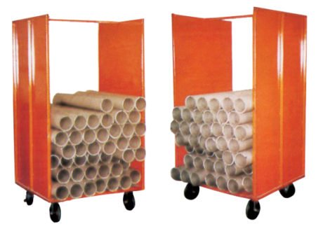 Paper Roll/Core Buggies & Tube Handling Carts | Core Racks