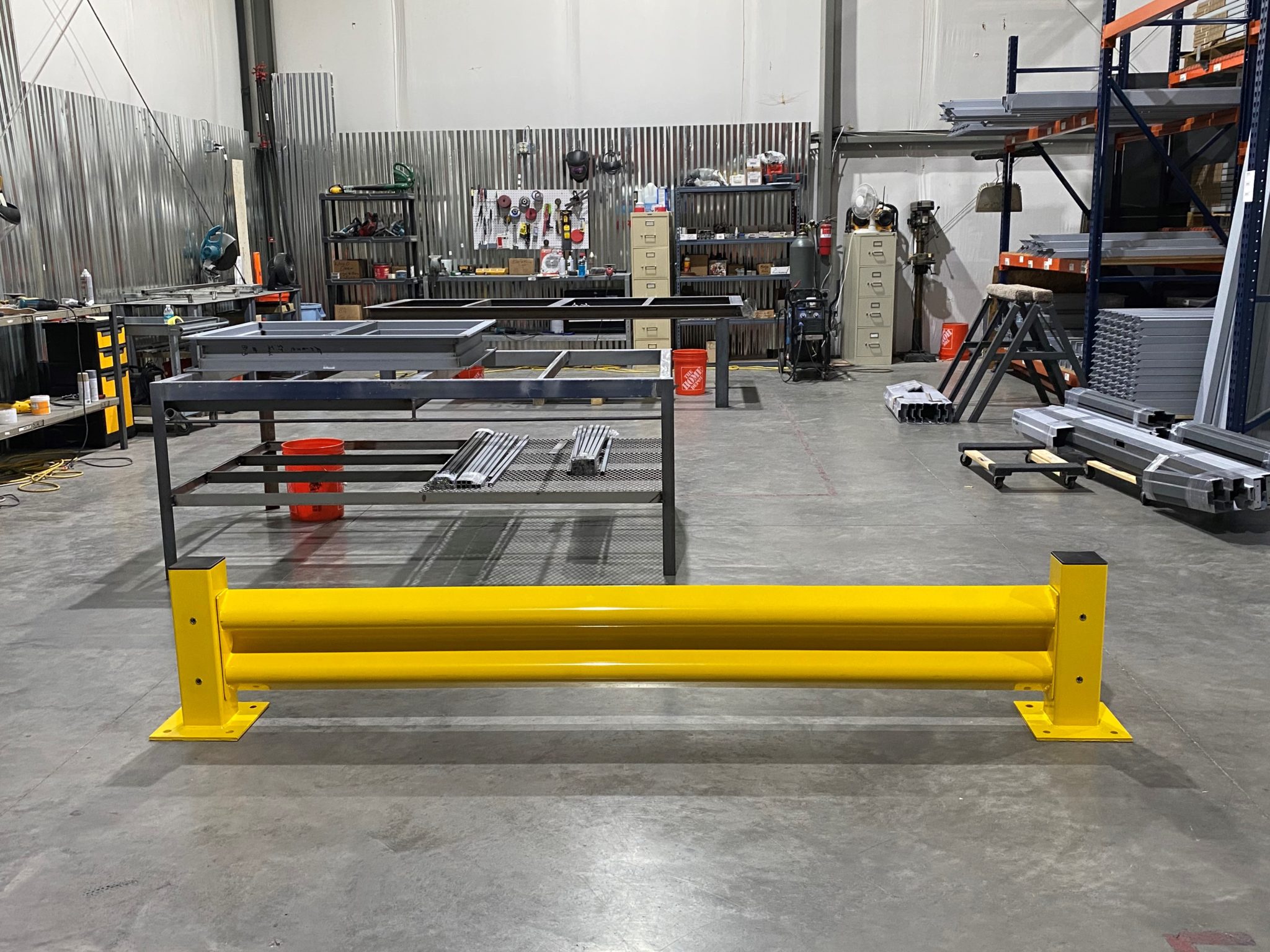 Forklift Protection Rails | Construction Safety Barriers