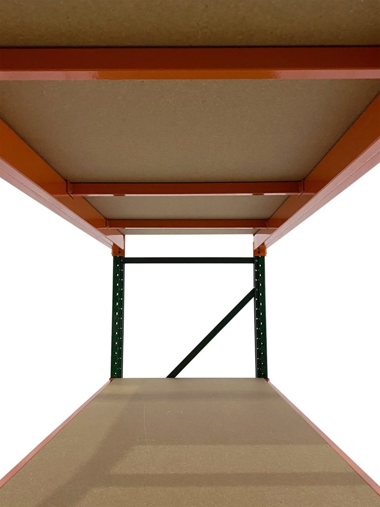 Teardrop Wide Span Particle Board Storage Racks