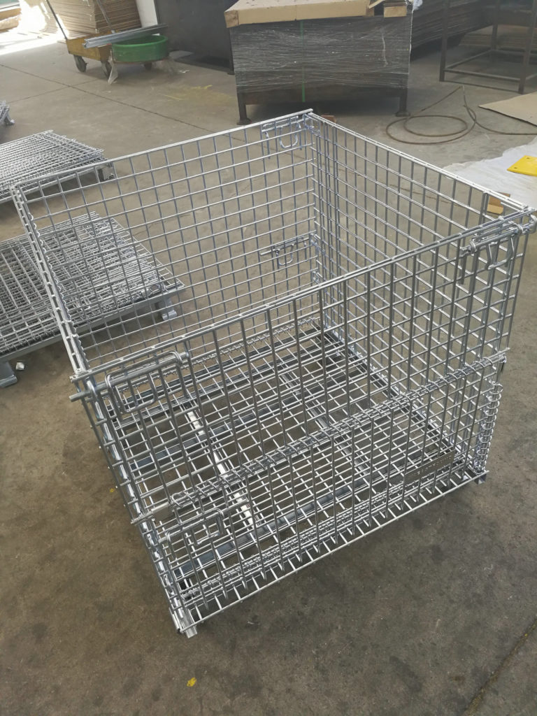 Container Gate | Warehouse Containers | Wire Storage Bins