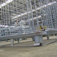 4 Way Steel Runners for Wire Pallet Containers