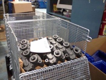 Valves & Fittings Stored in Containers - Warehouse Rack and Shelf