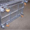 Collapsible Wire Containers with Casters - Wholesale