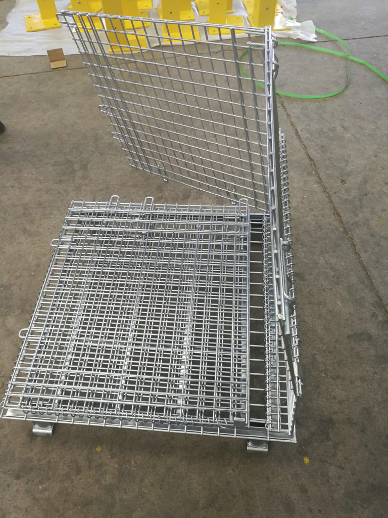 Container Gate | Warehouse Containers | Wire Storage Bins