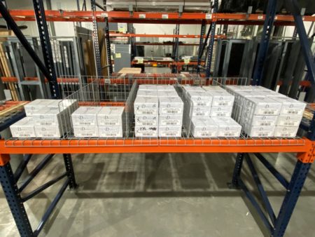 Clip-On Pallet Rack Wire Decking Shelf Dividers