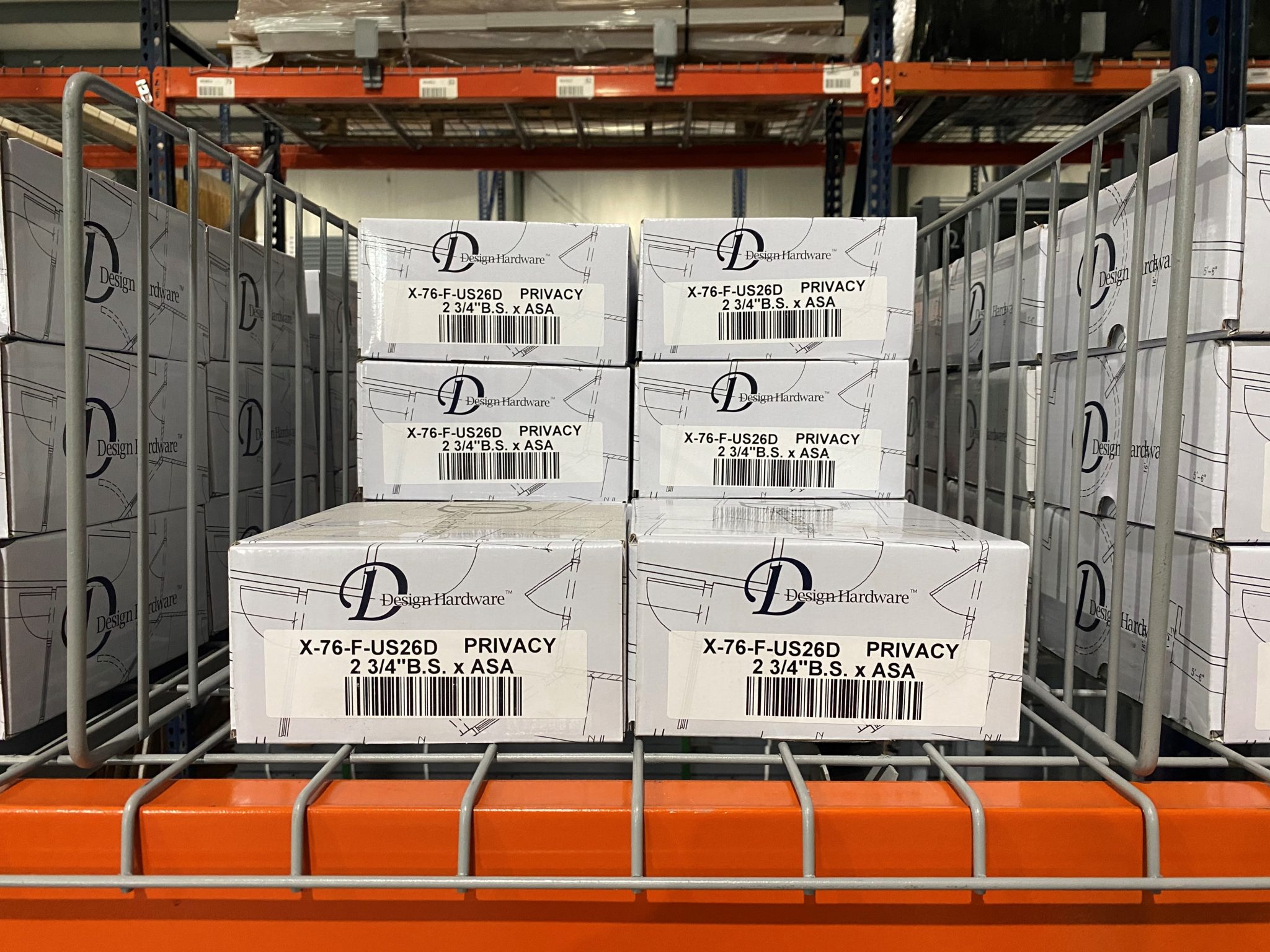 Clip-On Pallet Rack Wire Decking Shelf Dividers