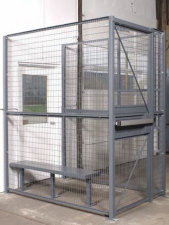 Woven Wire Partitions and Security Enclosures