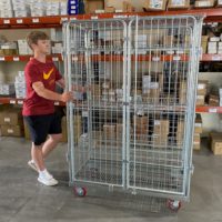 Mobile Wire Security Carts | Security Carts on Wheels