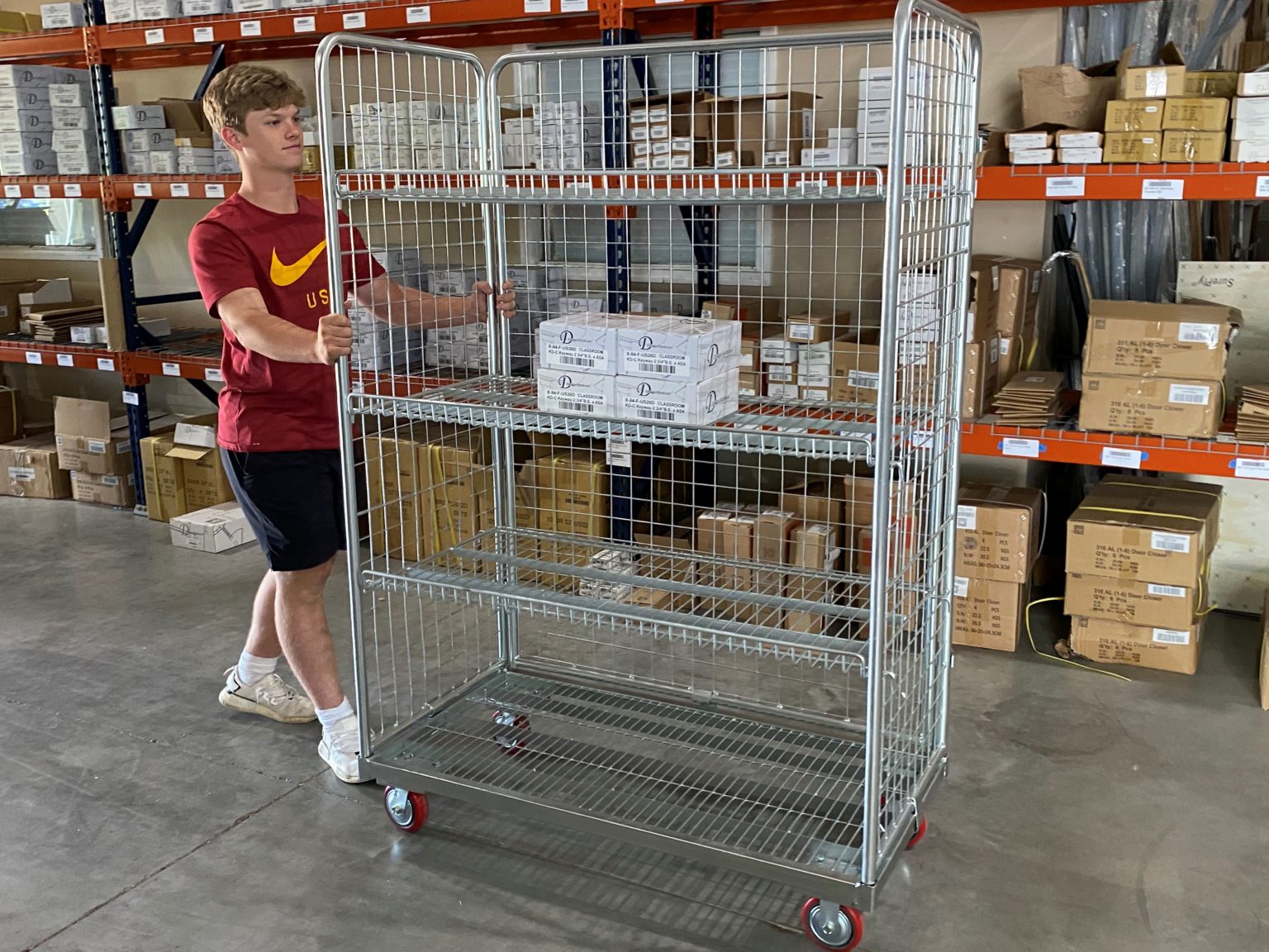 Wire Shelf Carts | Warehouse Carts | Order Stock Picking Carts