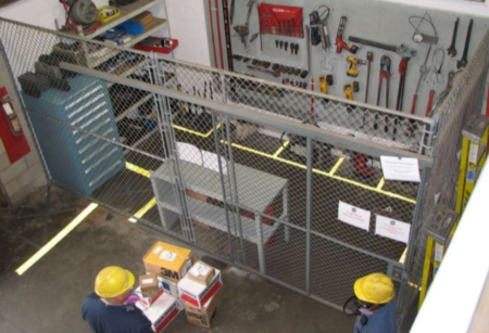 Tool Cribs | Equipment Cages | Wire Tool Storage Cages