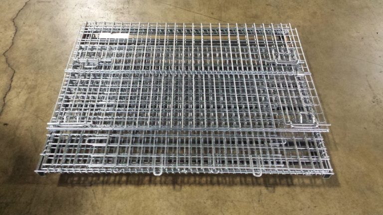 Collapsible Folding Wire Containers Save Space