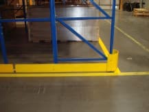 End of Aisle Rack Protectors | Pallet Rack End of Row Guards