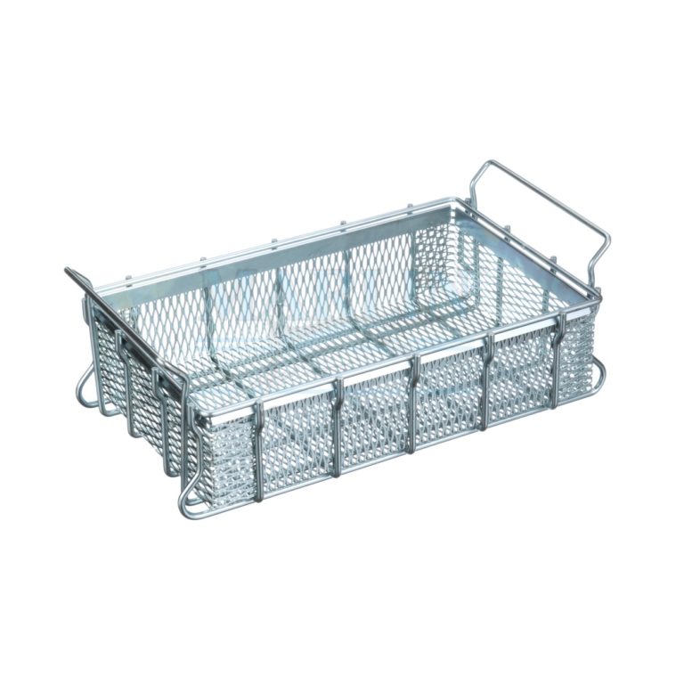 Expanded Metal Material Handling Tote Basket with Handles