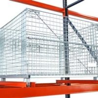 Heavy Duty Skid Channel Supports for Wire Baskets