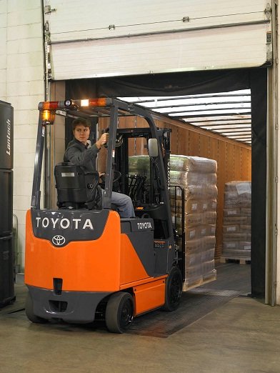 Toyota's New Line of Lift Trucks - Warehouse Rack and Shelf